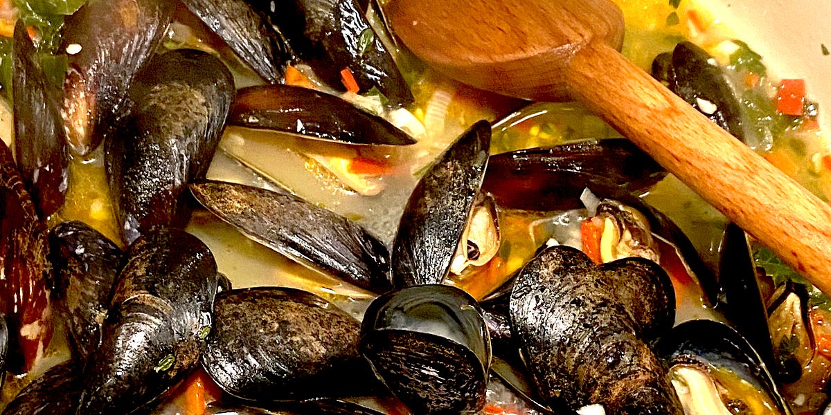 how to cook mussels bbc