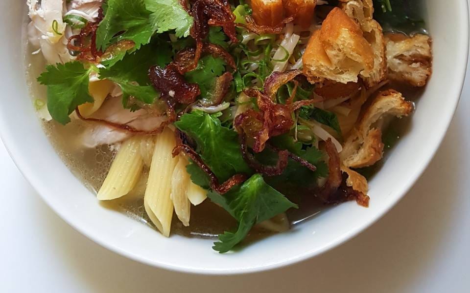 how to cook chicken macaroni soup singapore