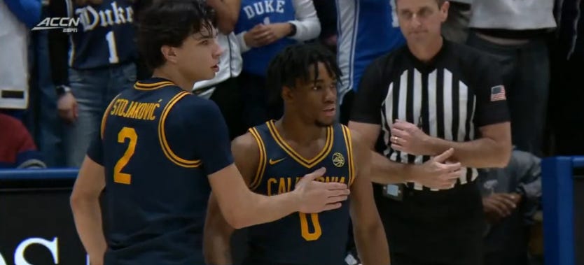 Duke Stifles Cal, 78-57 - by BentPawn