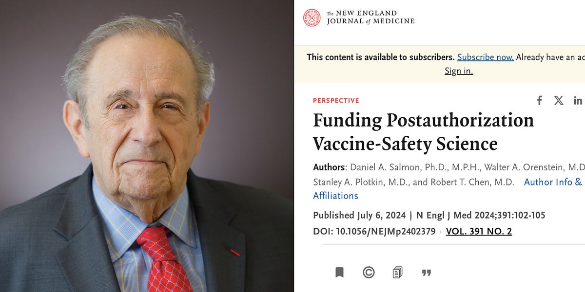 EXCLUSIVE: Stanley Plotkin on the lack of vaccine-safety science