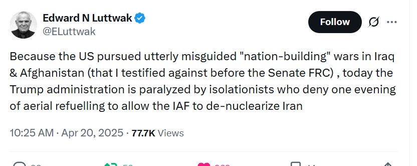 The Woke Right, Israel and Iran - Laura’s Newsletter