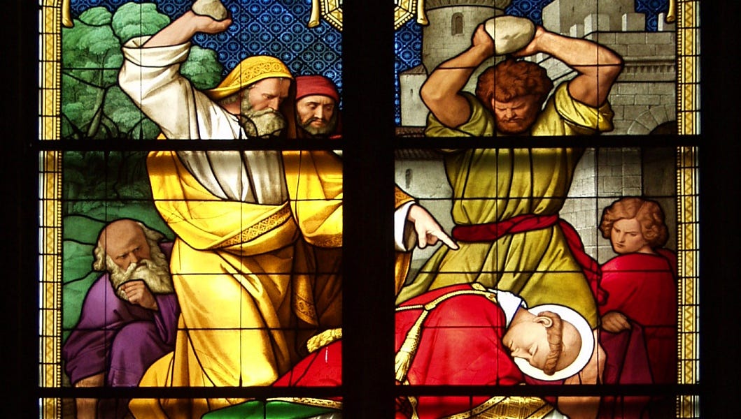 + St. Steven, Martyr + - by John Molitor - Kyrie Eleison