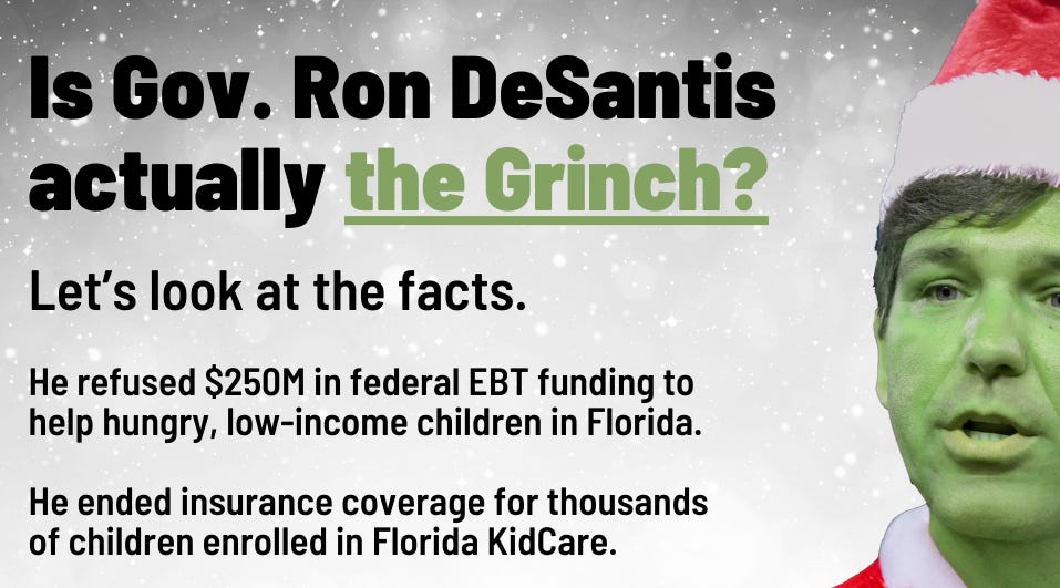 New Humanist ad campaign targets Ron DeSantis' "War on Christmas"