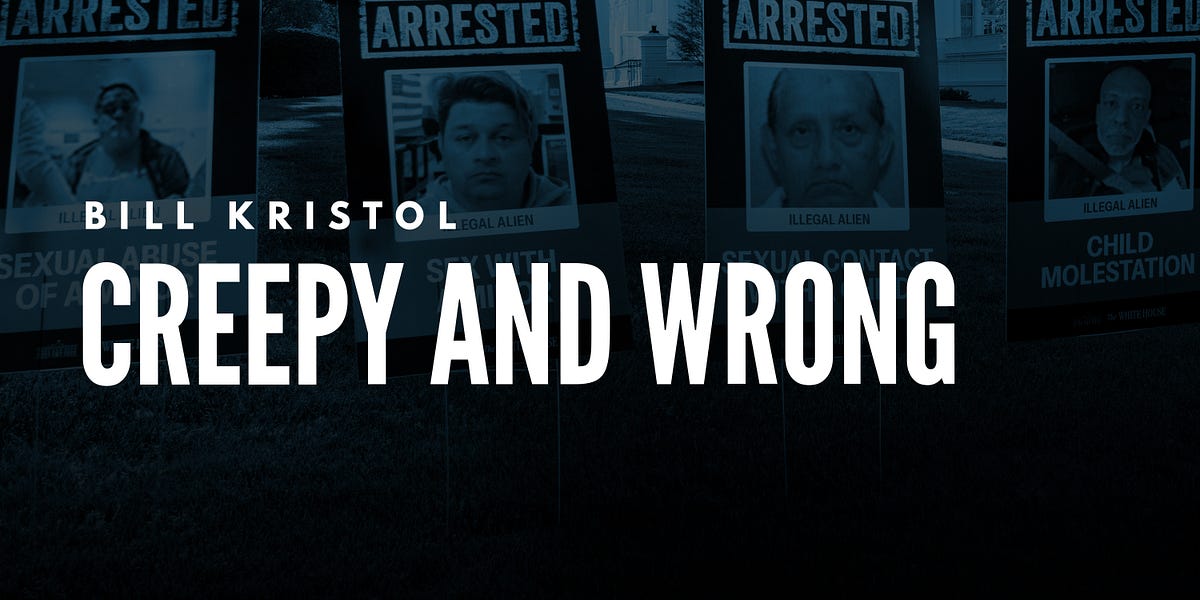 Bill Kristol: Creepy and Wrong