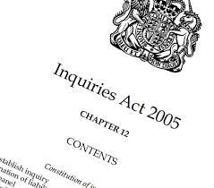 What Should A Public Inquiry Look Like? - James Esses