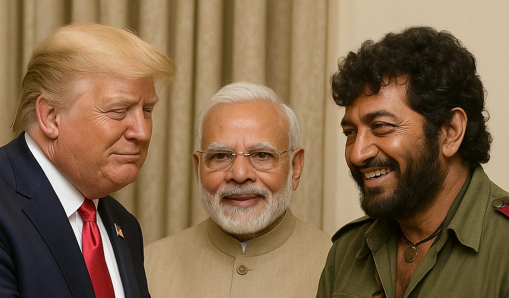 Prime Minister Modi brings classic villain (look alike) to negotiate ...