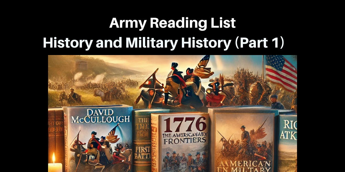 Army Chief of Staff Reading List: History & Military History