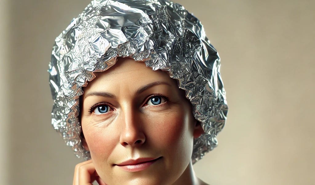 Tin Foil Hat - by Miechelle Michaelis