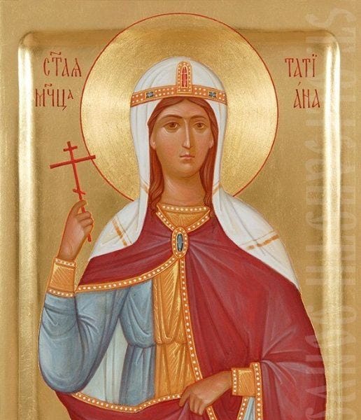 La vida de los Santos: La Santa Mártir Tatiana