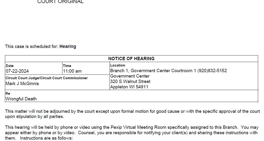 Grace Schara - Lawsuit Update