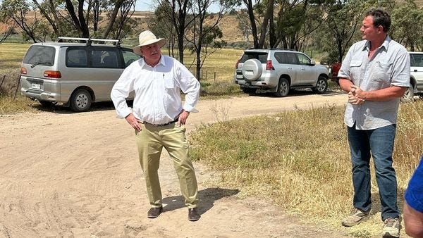 State MP Adrian Pederick goes in to bat for flood-affected farmers