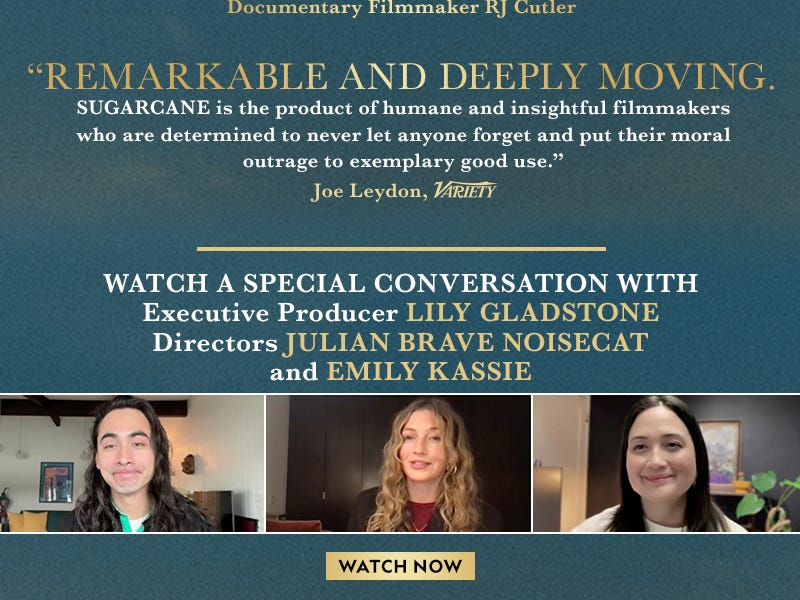 FYC | SUGARCANE is "Astonishing" | Watch Directors JULIAN BRAVE NOISECAT & EMILY KASSIE In ...