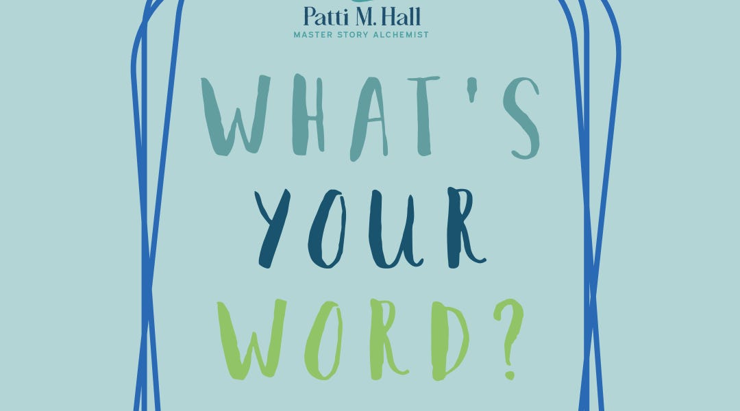 Make up your own word - by Patti M Hall