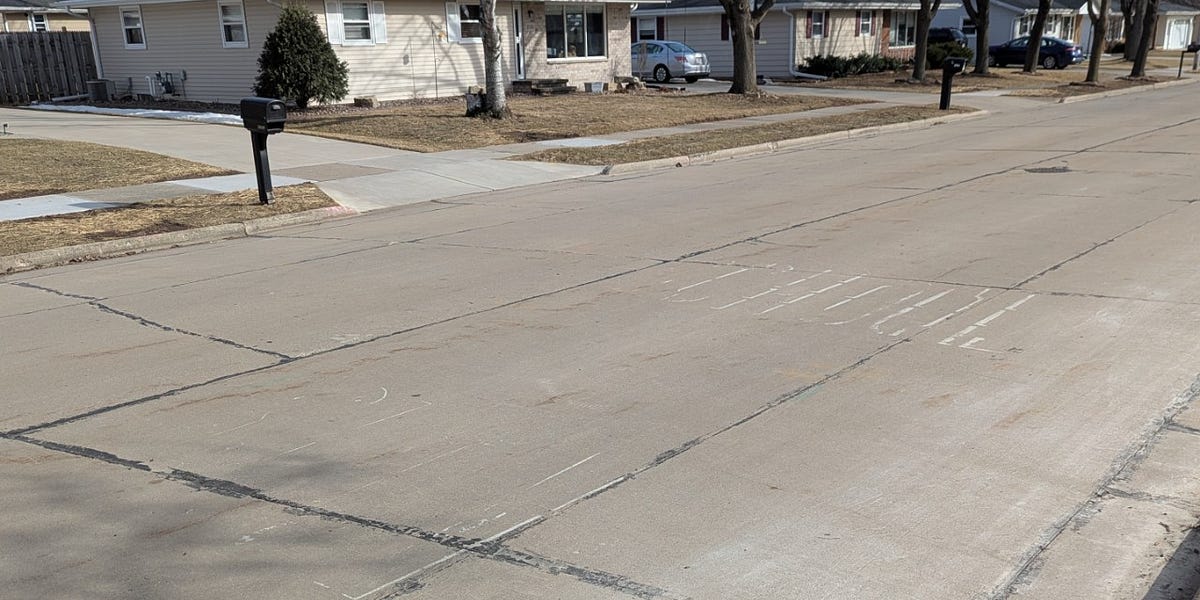 Neighborhood resident raises concerns about worn school zone pavement ...