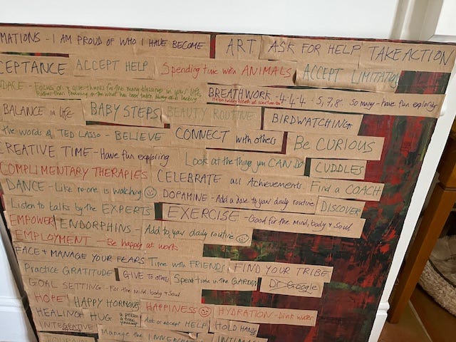 New guiding words - Adjust and Rest - by Allyson Kent