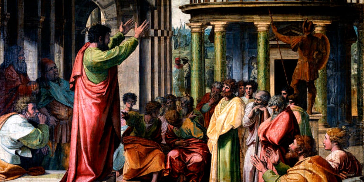 paul at mars hill coloring pages