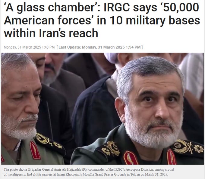 British press claims Iran planning preemptive strike on Diego Garcia