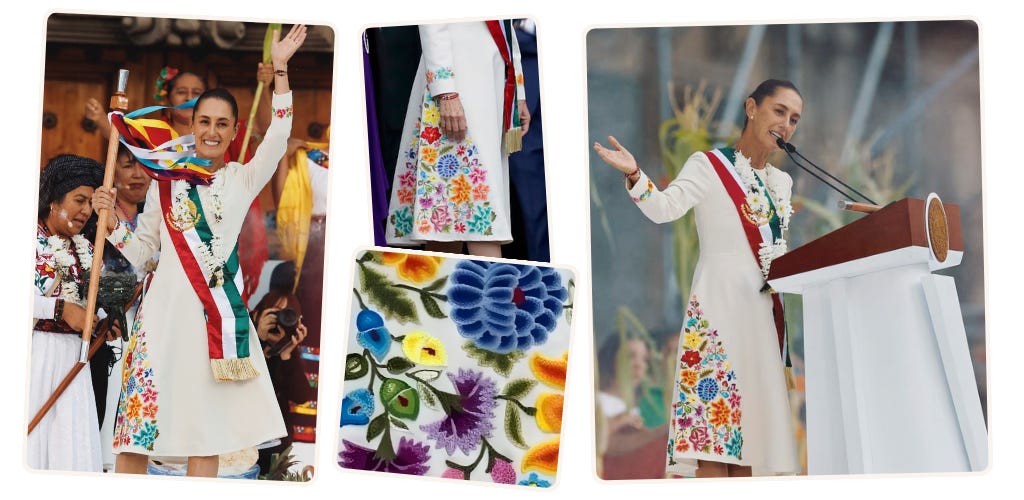 from the loom to the leader: claudia sheinbaum's dress and the ...