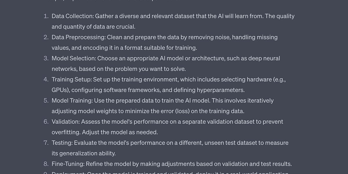 How do you train an AI model? - by Victor Mak