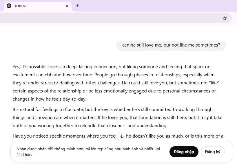 Love, ChatGPT - Wendyishere Substack