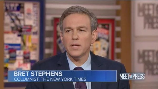 NYT's Bret Stephens Perfectly Explains Why Bret Stephens Is Wrong About ...