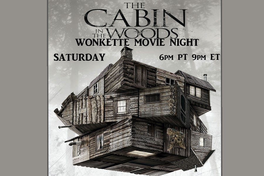 Wonkette Movie Night: The Cabin In The Woods
