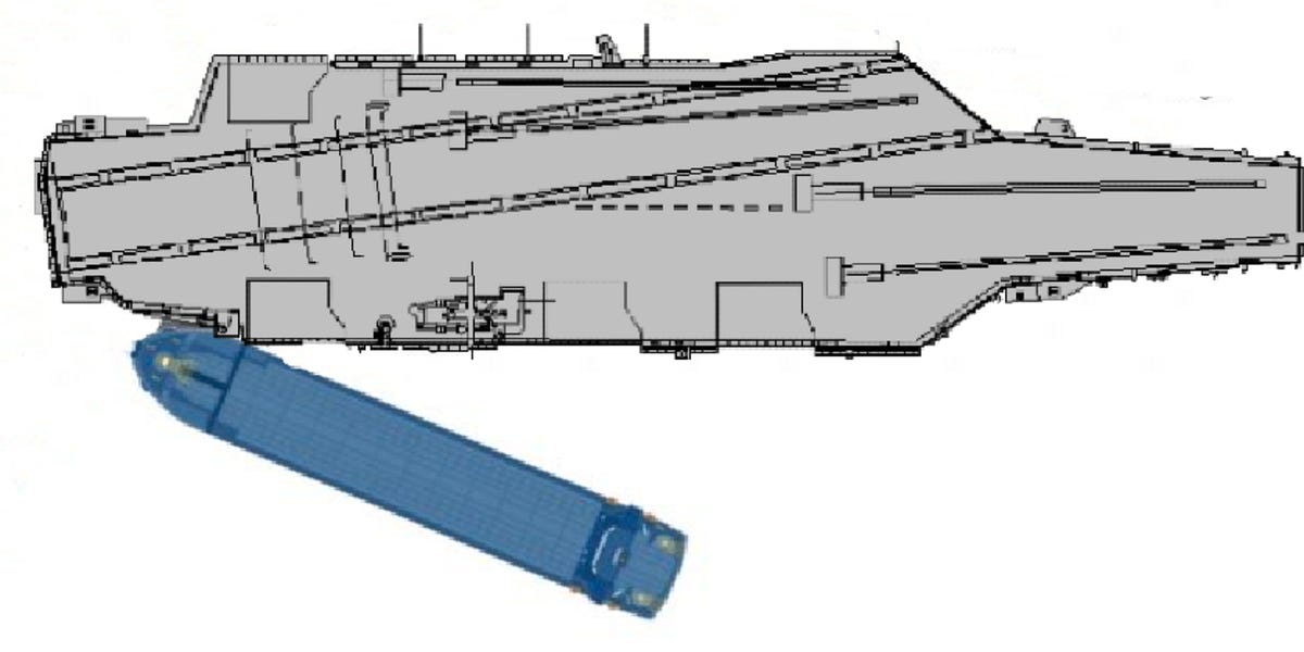 USS Harry S. Truman (CVN 75) Got Bumped Ugly