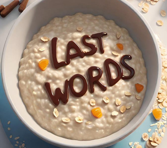 (FREE for 24 Hours) Audio Short Story - Last Words