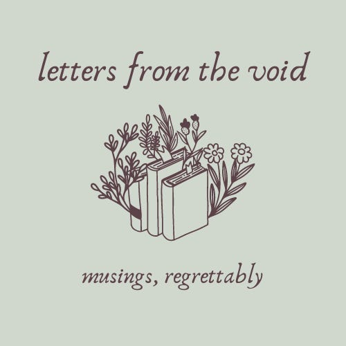 january round up - by annie >:( - letters from the void