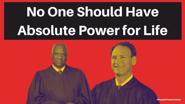 📢No One Should Have Absolute Power for Life