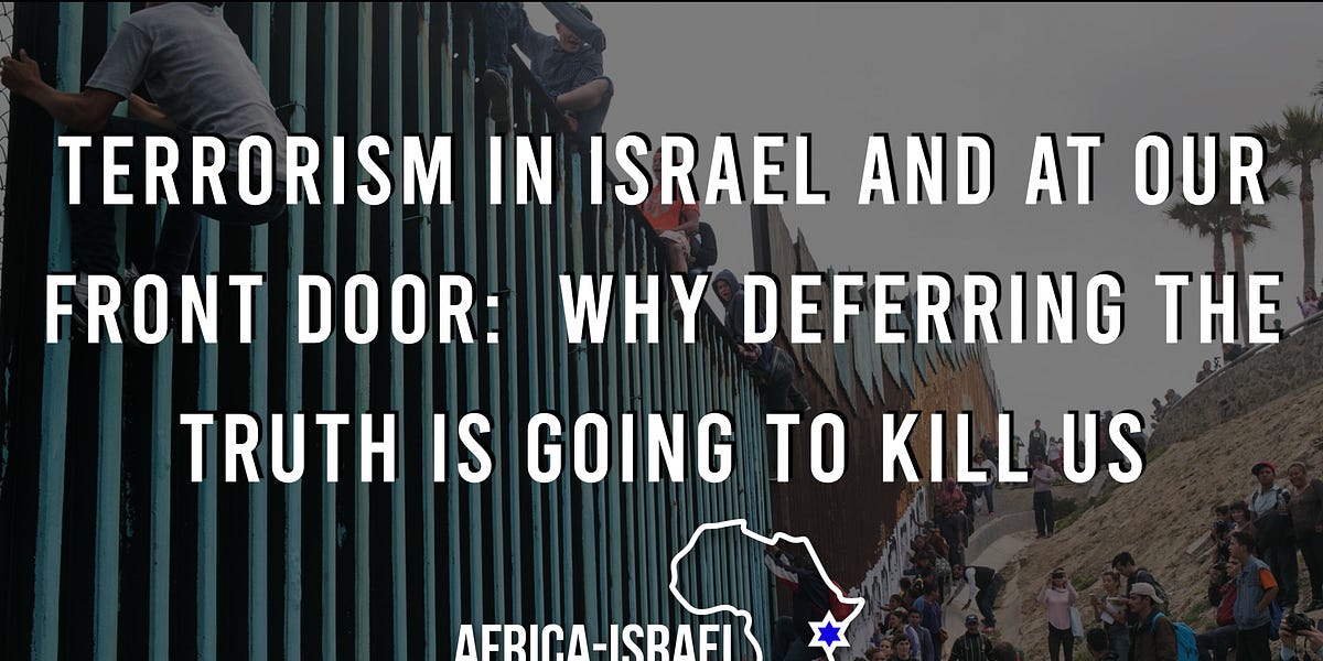 Terrorism in Israel and at our Front Door