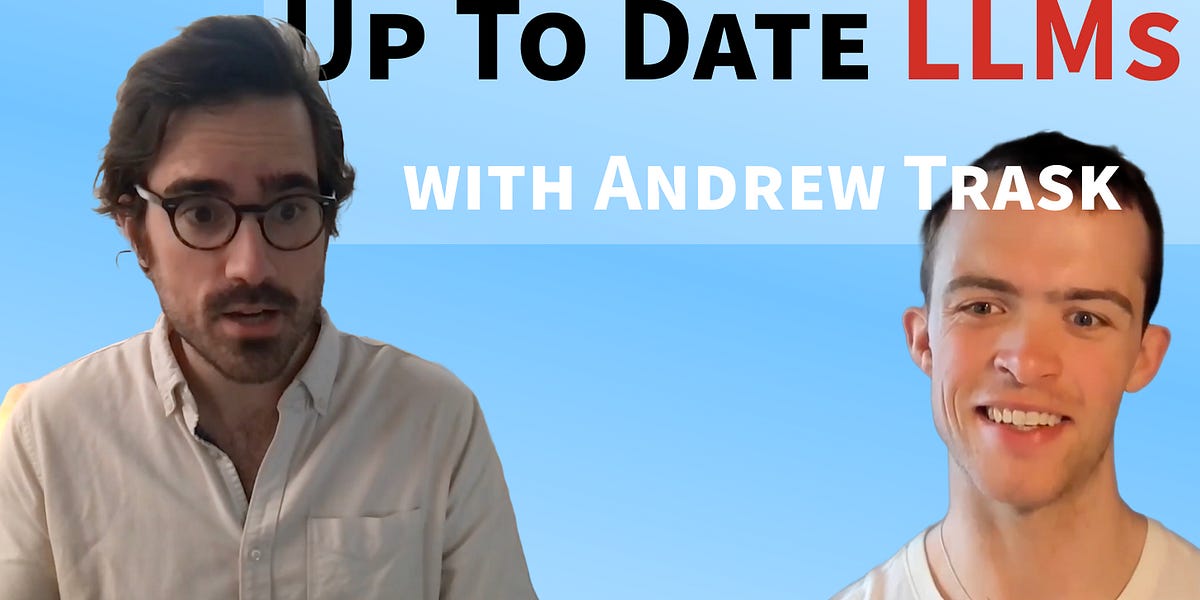 Interviewing Andrew Trask on how language models should store information