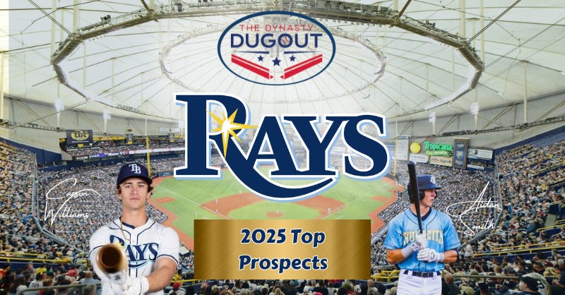 Tampa Bay Rays Top Prospects 2025 - by Chris Clegg