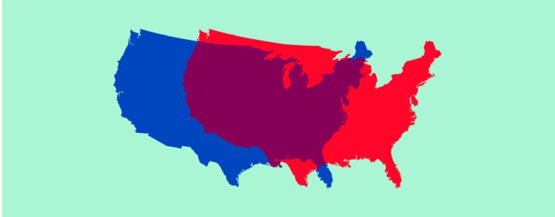 Comments - The Difference Between Blue States & Red States