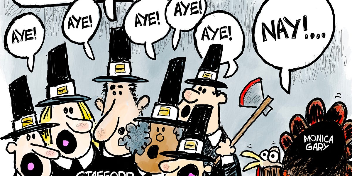 Gobbling in Stafford - by Clay Jones - Claytoonz