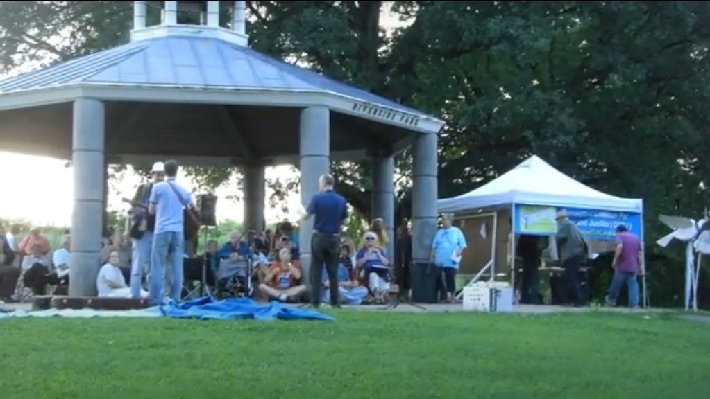 "Aren't you trying to stop a war?" - by Alice Leibowitz