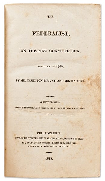 The Federalist Papers - No. 5 - by Gerald Therrien