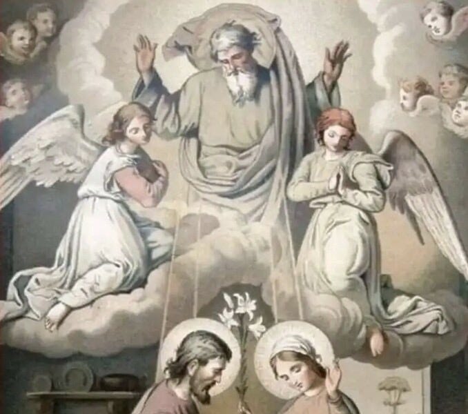 THE ESPOUSAL OF MOST HOLY MARY WITH THE MOST CHASTE SAINT JOSEPH