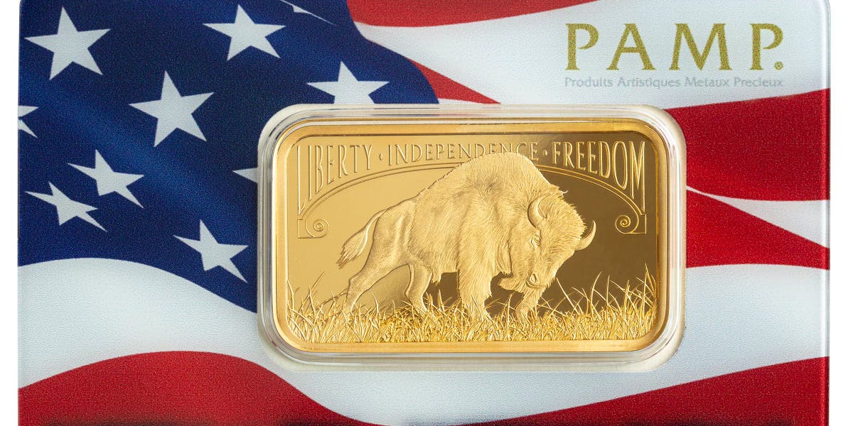 1 oz Gold Bar PAMP American Buffalo at Costco... $2,669.99