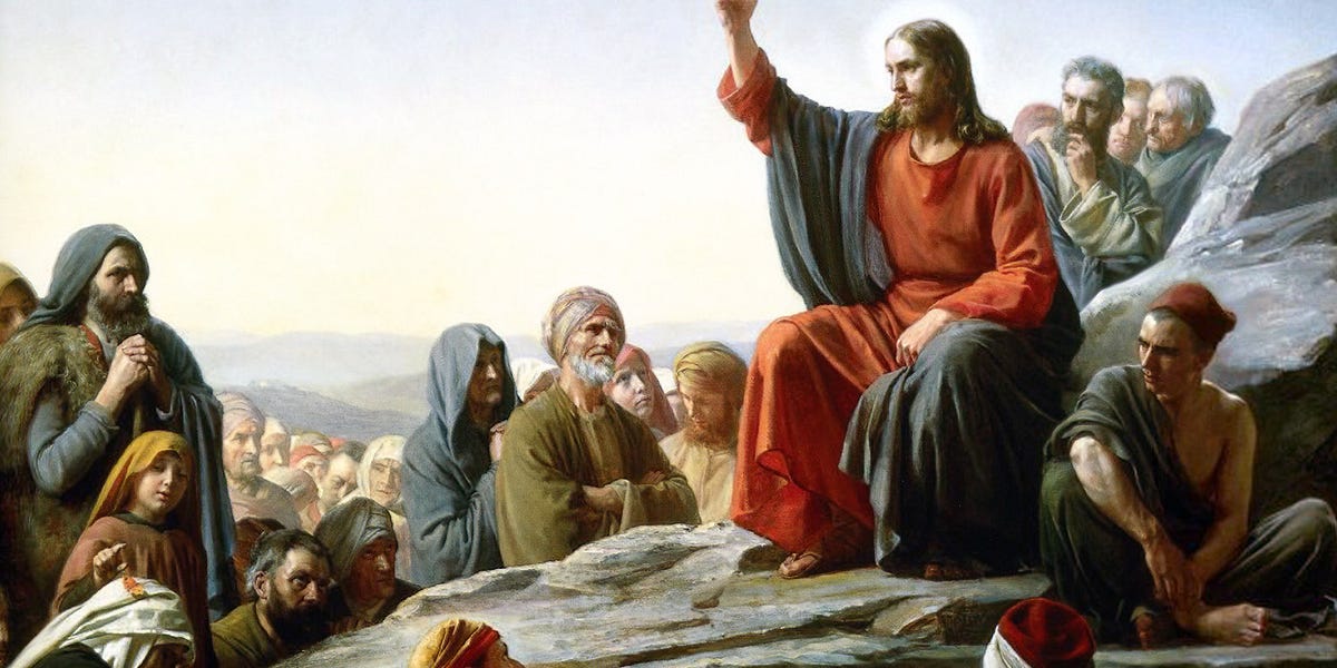 The Beatitudes - by James Kullander - Underlined Sentences