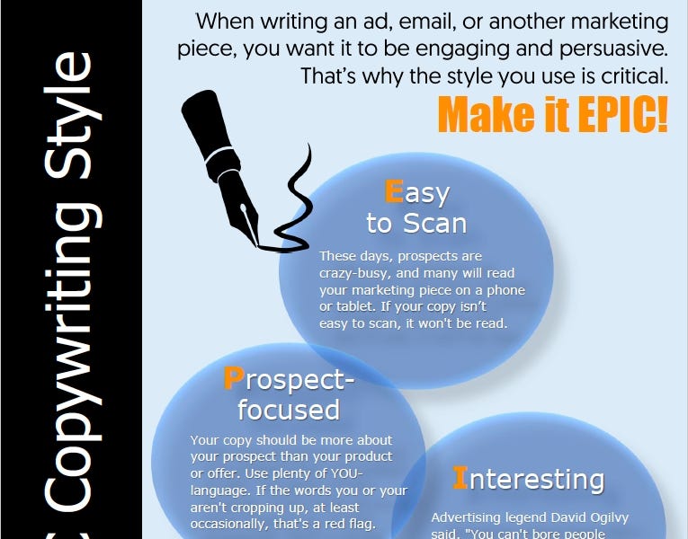 [Infographic] The EPIC copywriting style