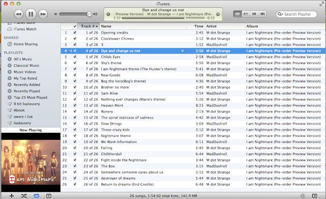 I AM NIGHTMARE OST now included in pre-order package