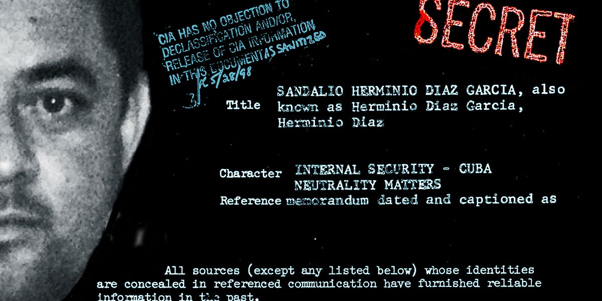 From the JFK Files: FBI Report Identifies Cuban Assassin as CIA Agent