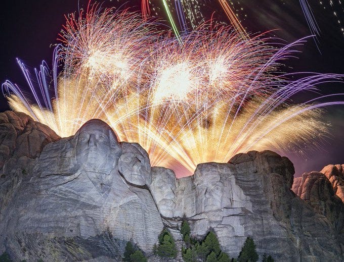 Comments - America's 250th birthday party will include fireworks at Mount Rushmore