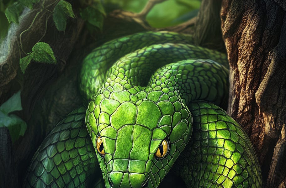 Enter Year of the Green Wood Snake