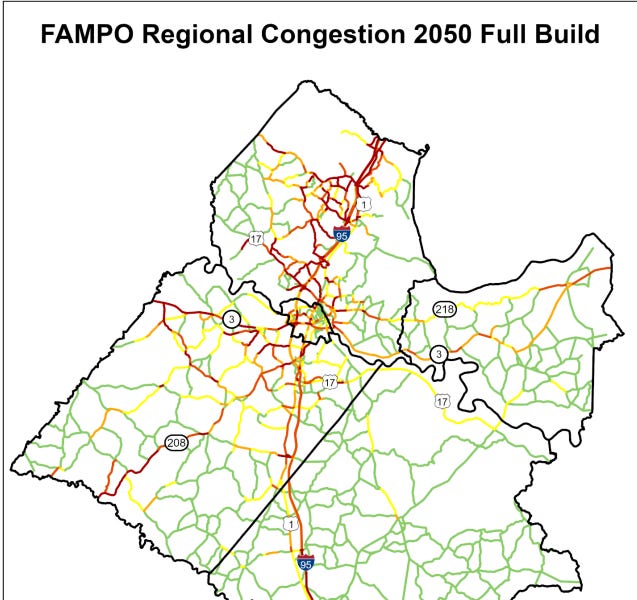 Traffic Projections Concern FAMPO Policy Committee