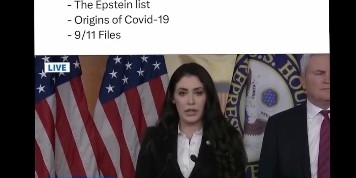 Representative Anna Paulina Luna asks for an Update from Attorney ...