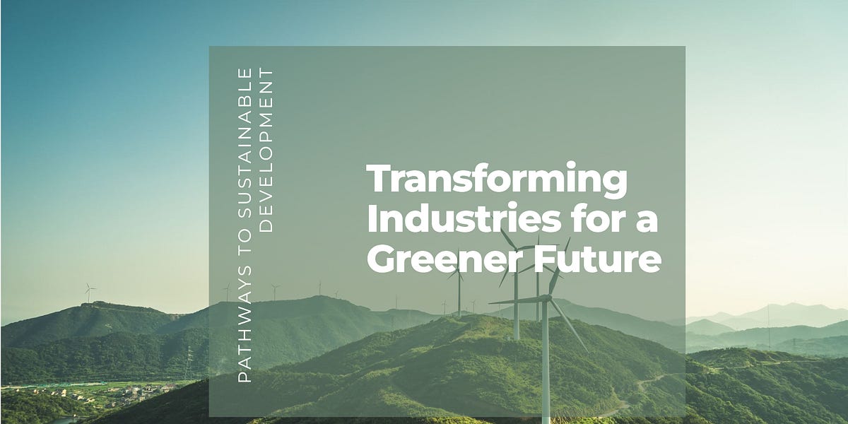 Pathways to Sustainable Development: Transforming Industries for a Greener Future