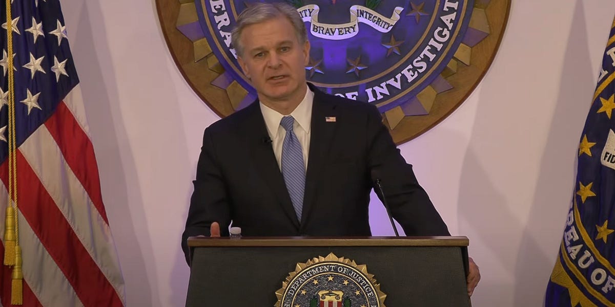 Is FBI Director Chris Wray A Coward For Resigning, Or Did He Just Stick ...