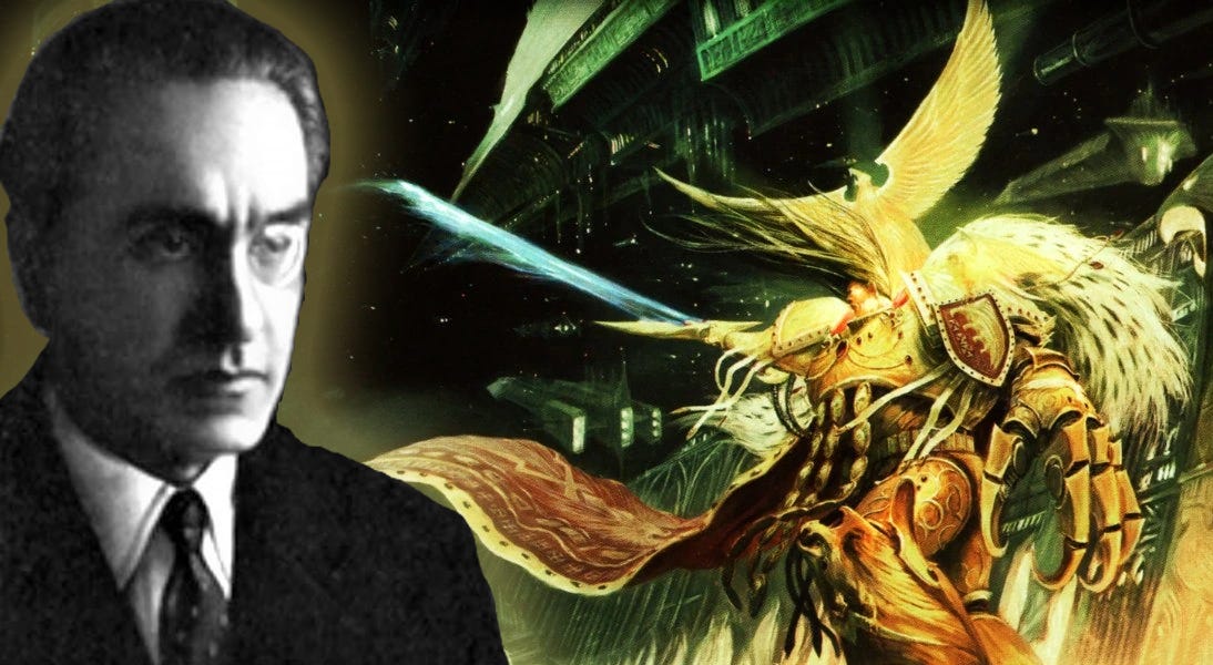 Warhammer 40k is an anti-Catholic Evolian masterpiece.